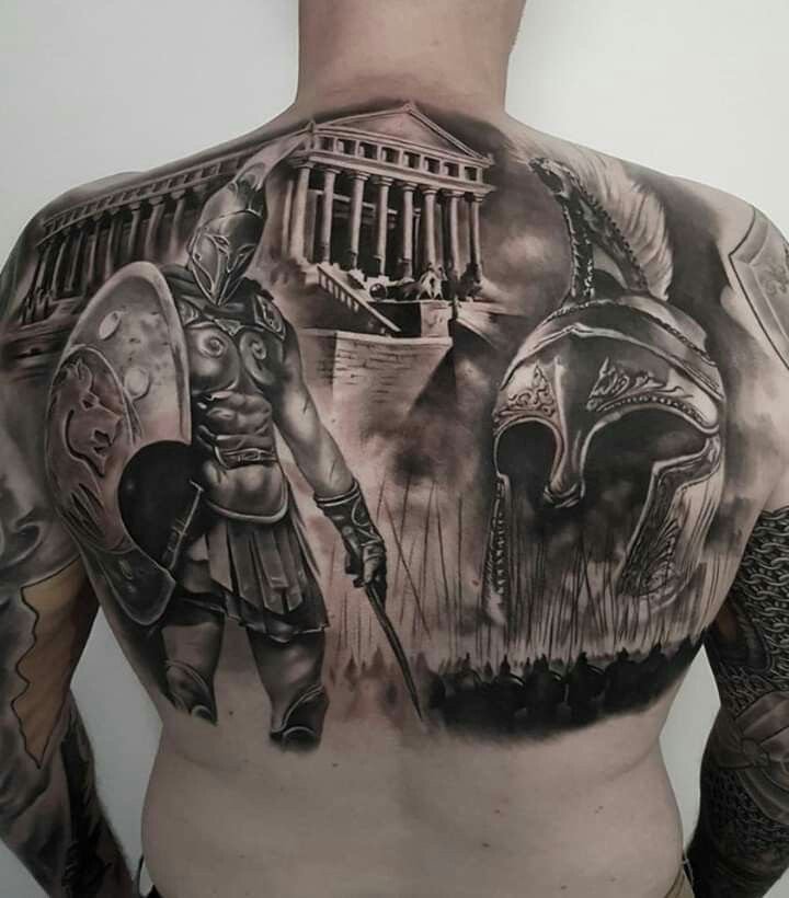 Back Tattoos for Men and Their Characteristics | VeAn Tattoo
